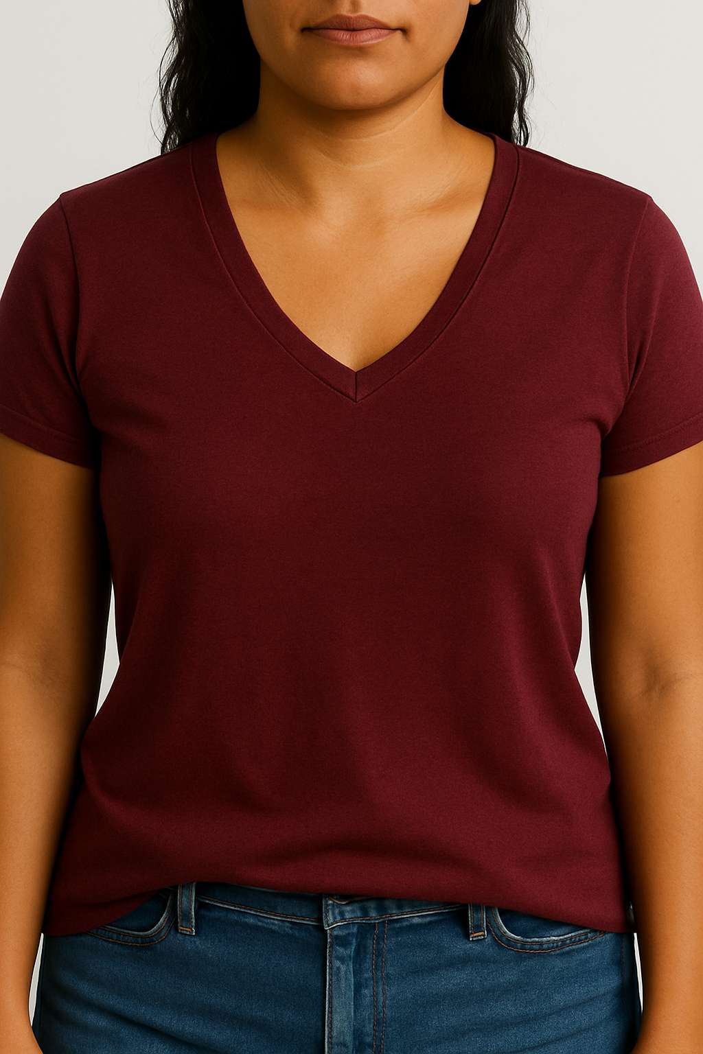 T-shirt Col V Uni - Taaroa shop