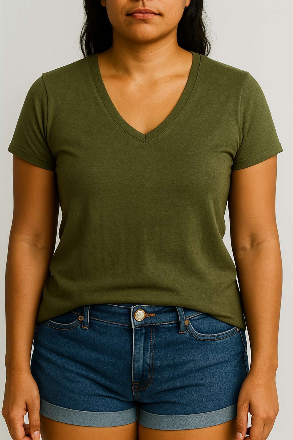 T-shirt Col V Uni - Taaroa shop